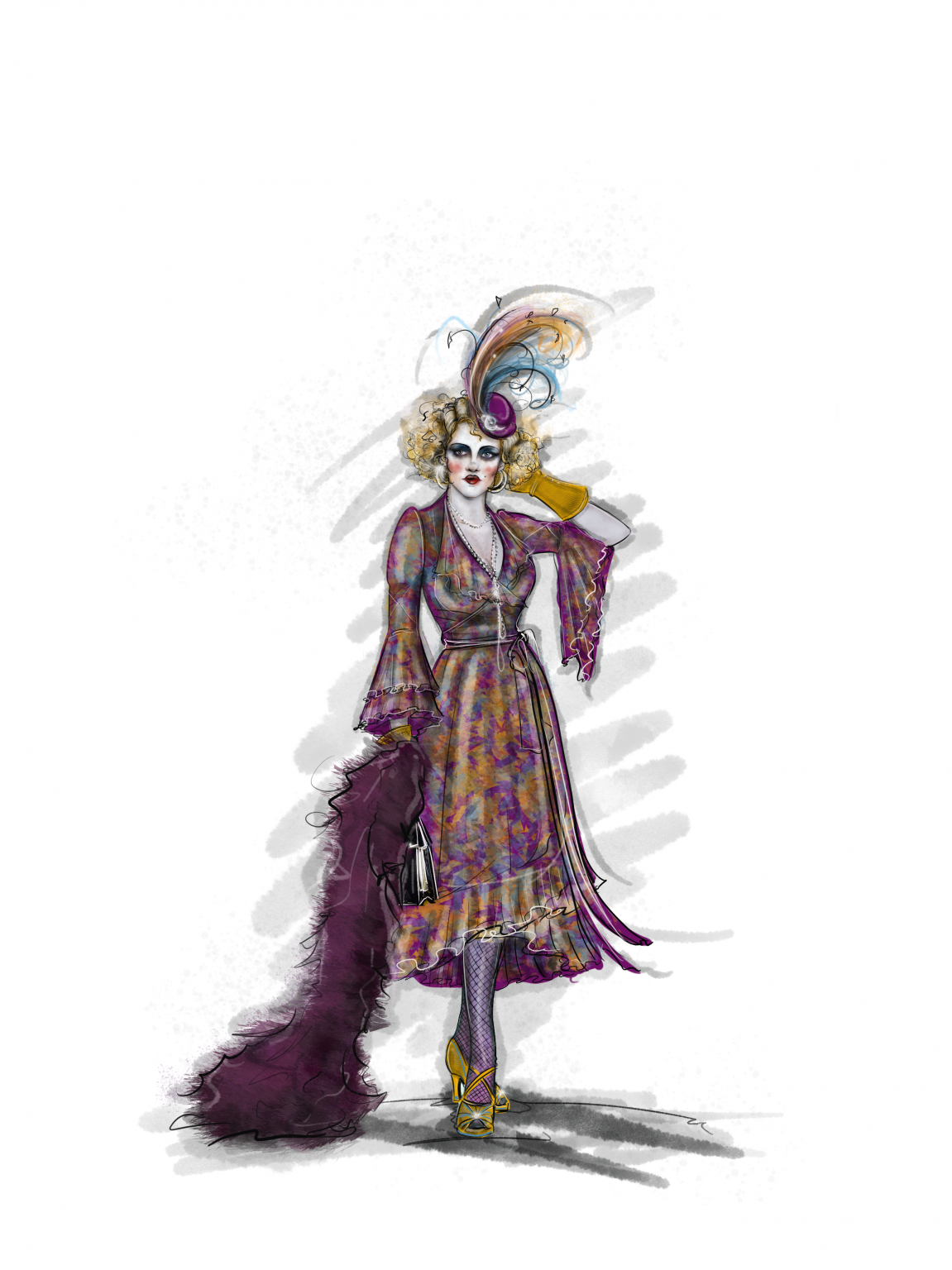 COSTUME DRAWINGS – Colin Richmond